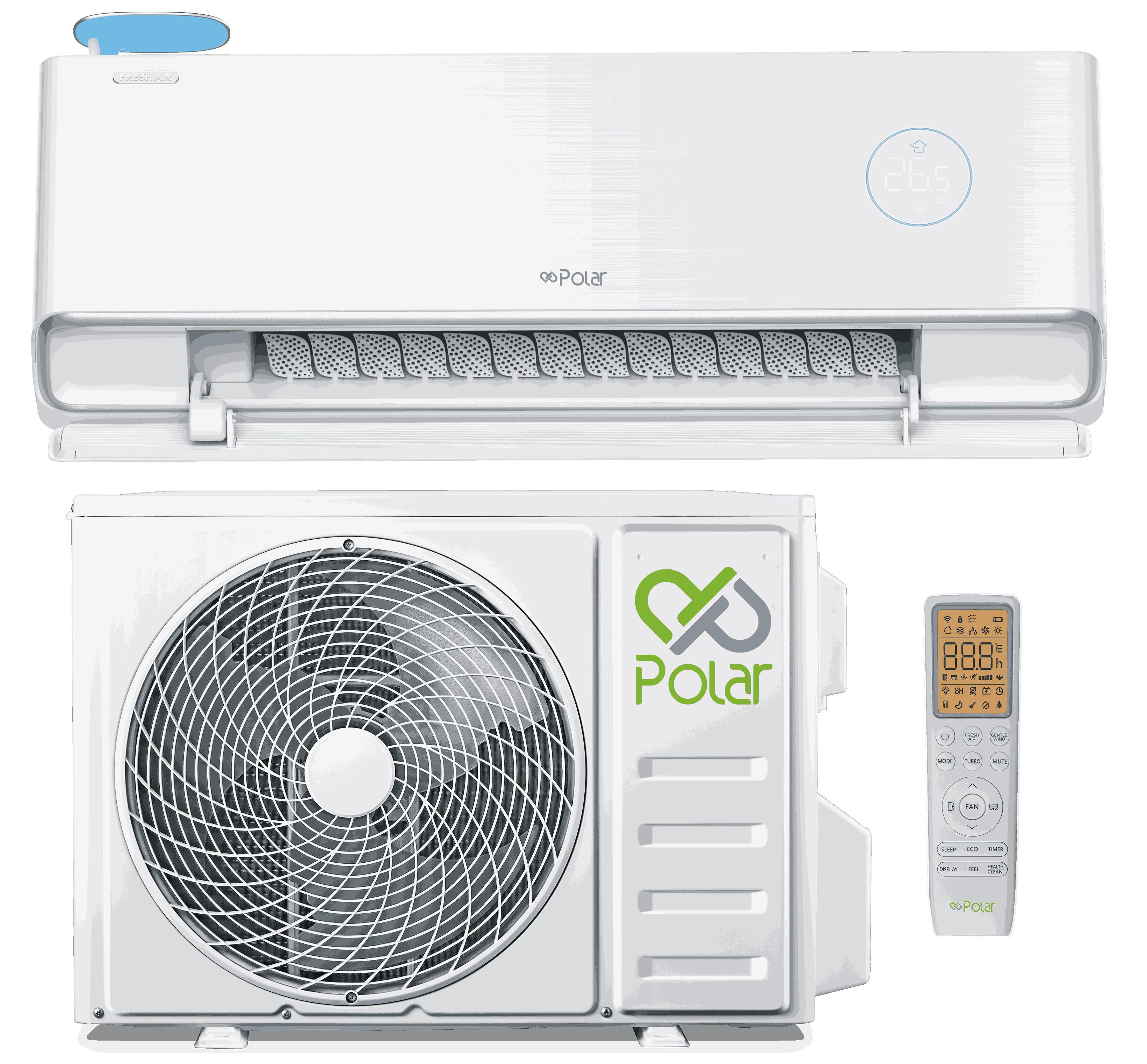 Polar Fresh 35SDF split inverteres klímaszett - Polarklíma